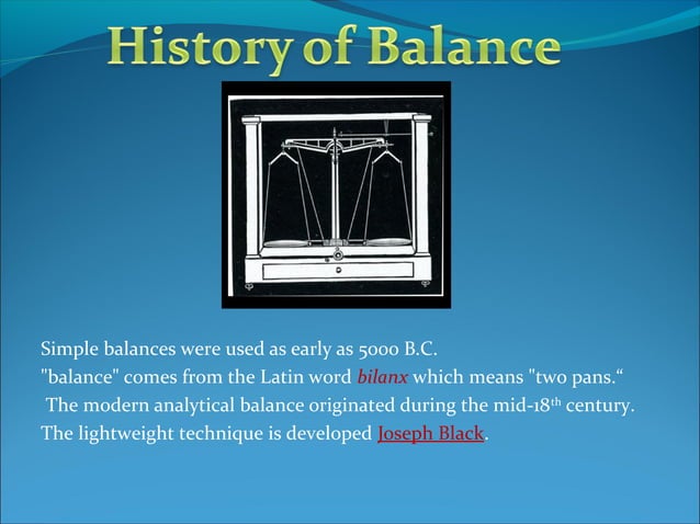 Analytical balance Presentation | PPT | Chemistry | Science