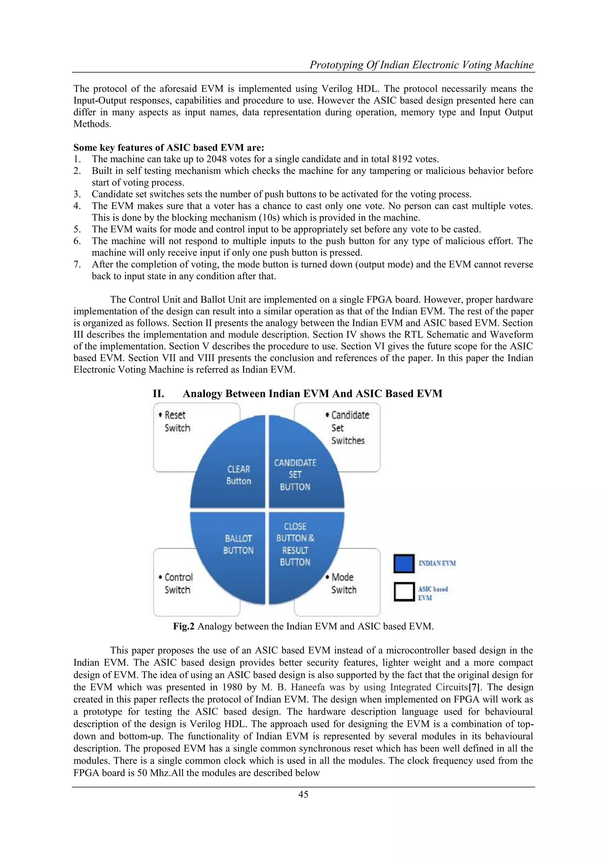 Prototyping of Indian Electronic Voting Machine | PDF