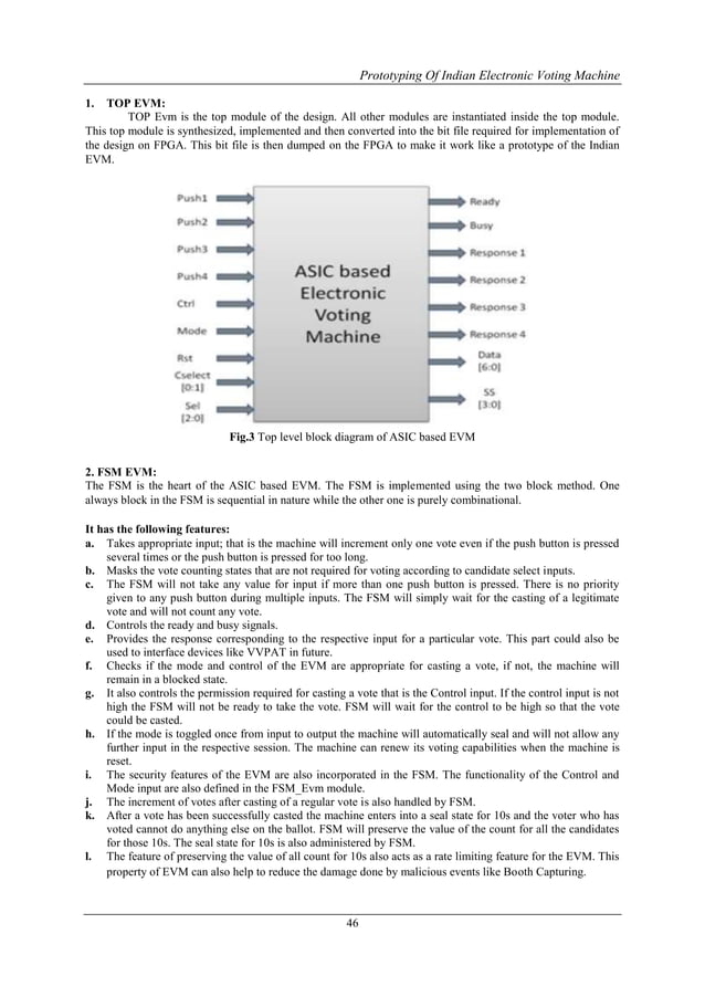 Prototyping of Indian Electronic Voting Machine | PDF