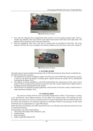 Prototyping of Indian Electronic Voting Machine | PDF
