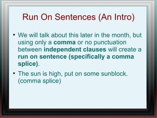 Semicolons | PPT