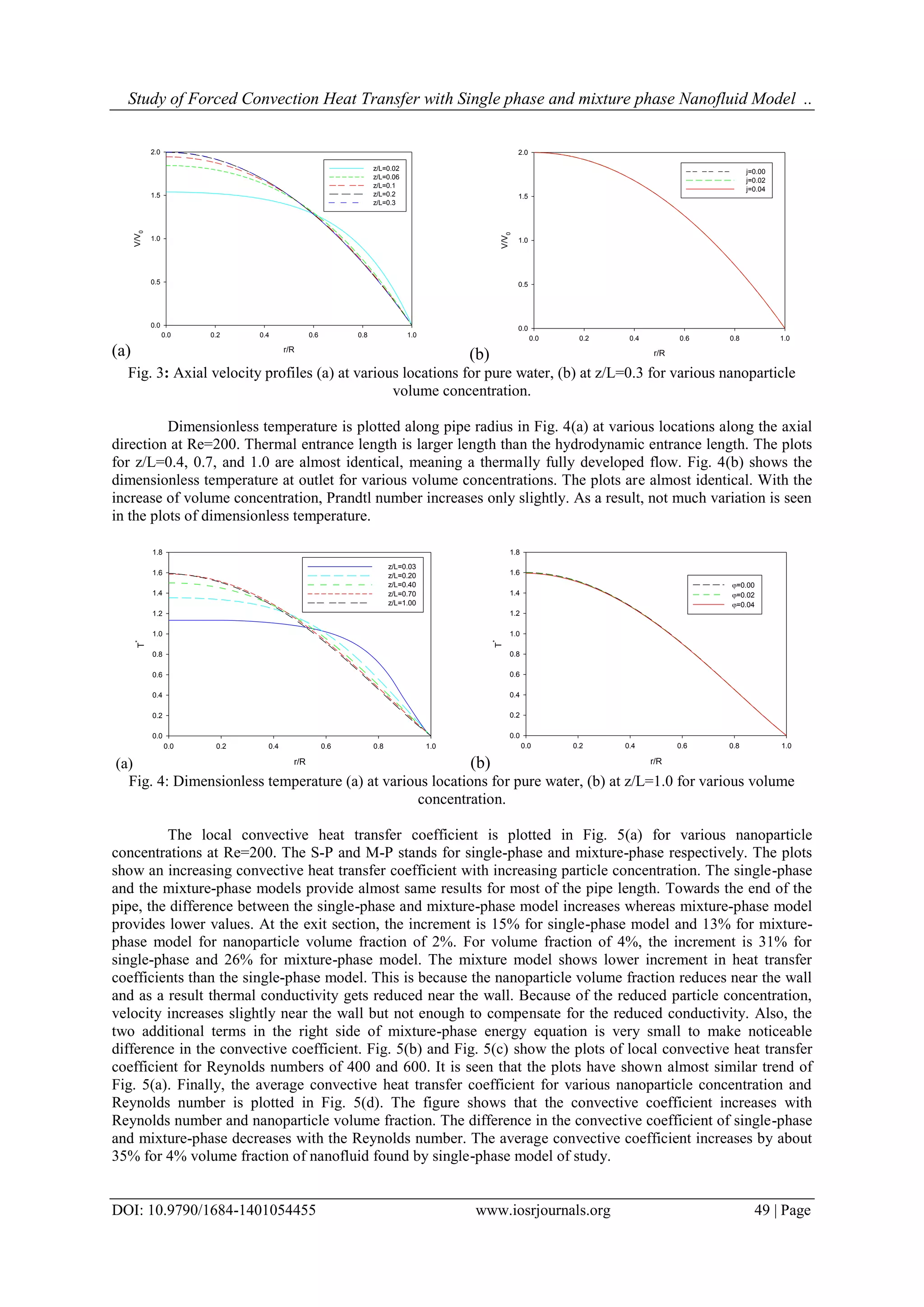 Study of Forced Convection Heat Transfer with Single phase and mixture phase Nanofluid Model at ...