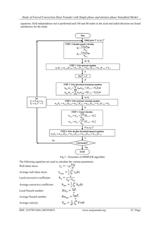 Study of Forced Convection Heat Transfer with Single phase and mixture phase Nanofluid Model at ...