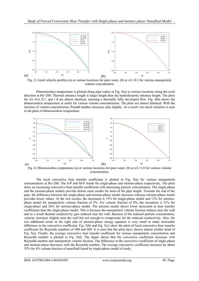 Study of Forced Convection Heat Transfer with Single phase and mixture phase Nanofluid Model at ...