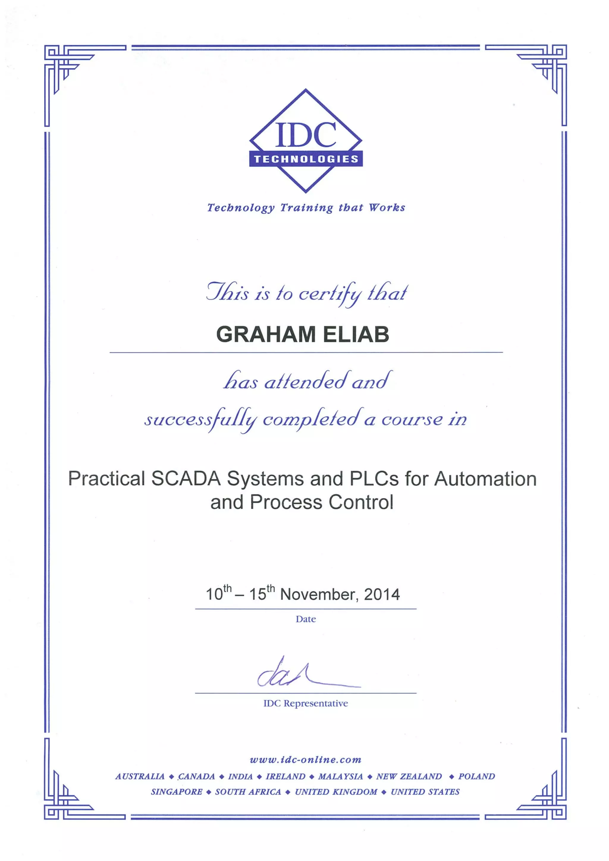 IDC Technologies_PLC & SCADA | PDF