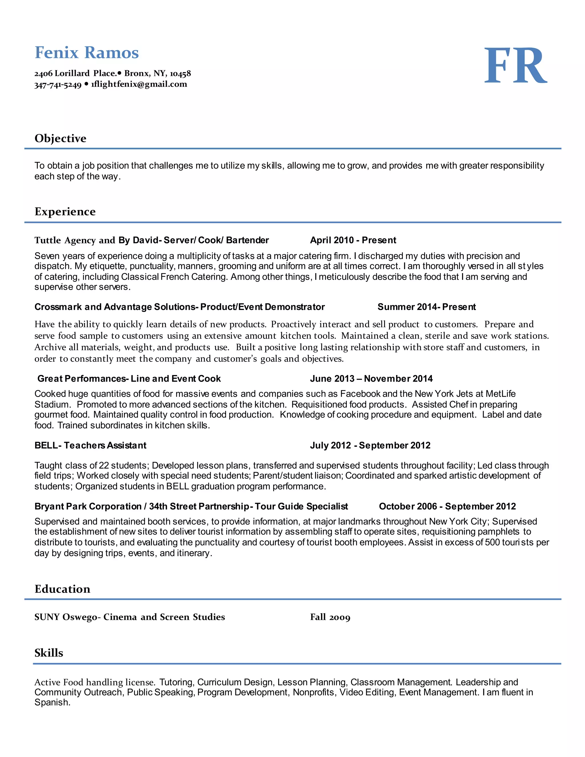 My Resume copy | DOCX