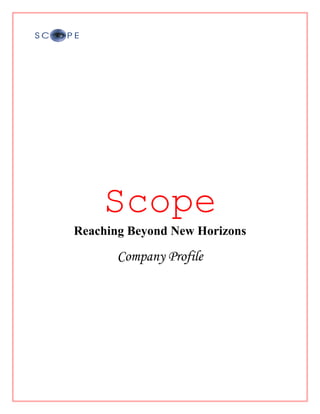 Scope (Company Profile) | PDF