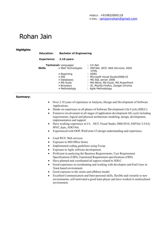 RohanJain_Resume | PDF