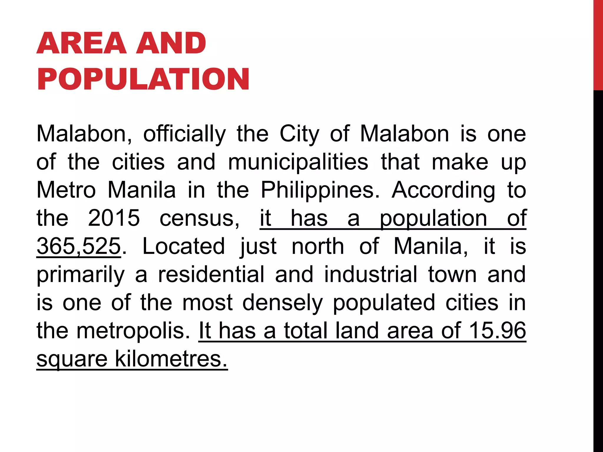 All about Malabon City, Philippines | PPTX