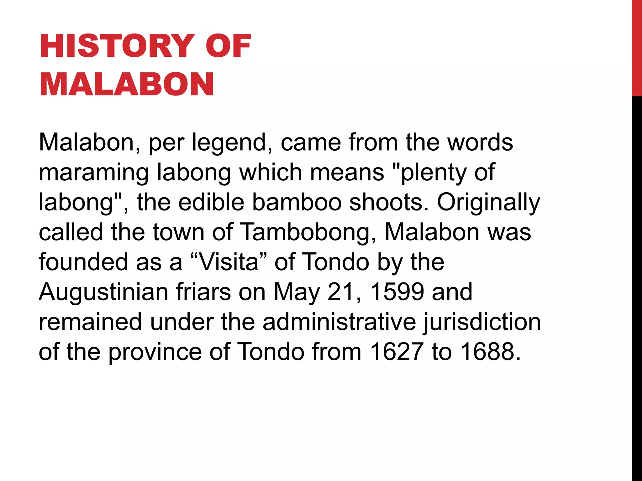 All about Malabon City, Philippines | PPTX