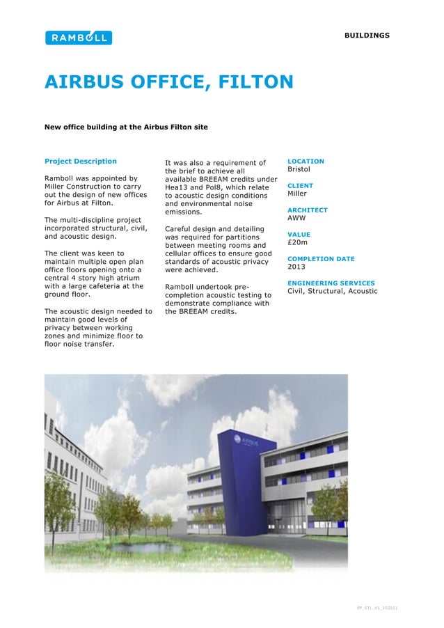 Airbus Offices - Filton | PDF