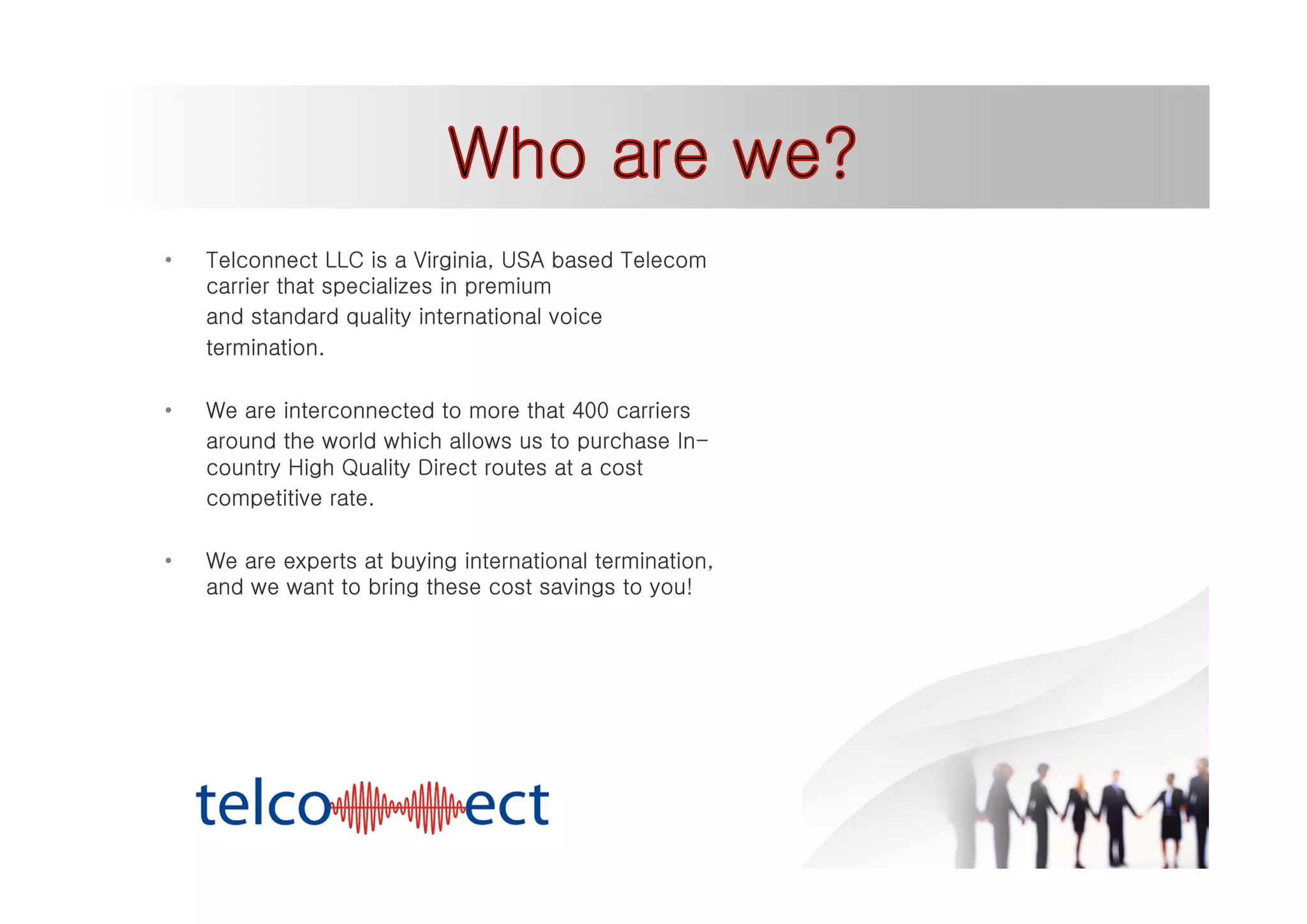 Telconnect Presentation | PDF