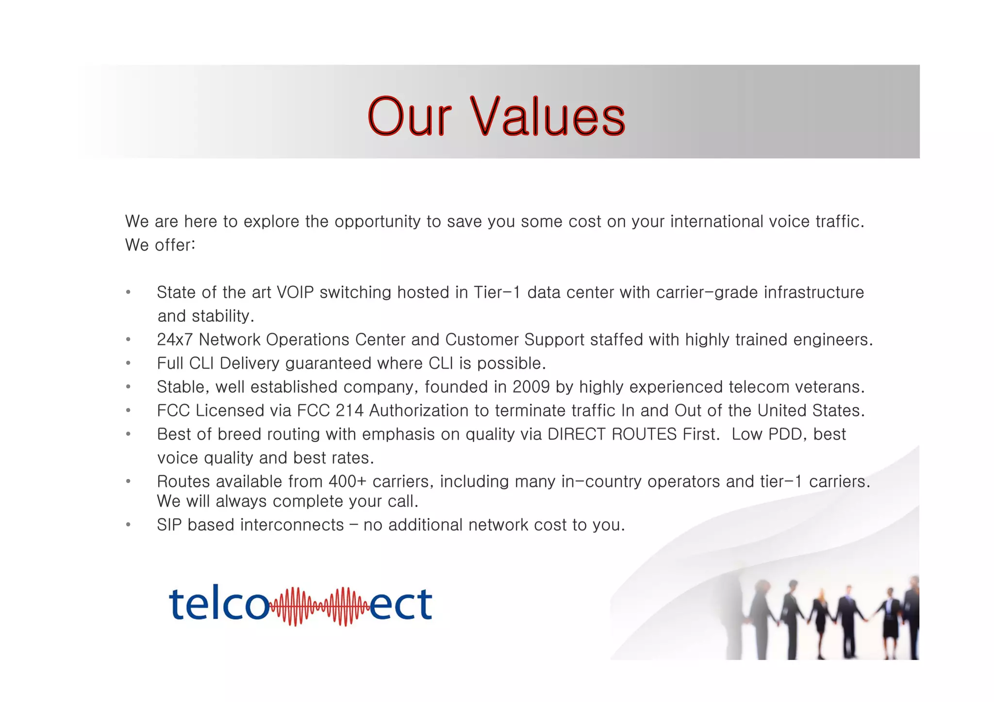 Telconnect Presentation | PDF