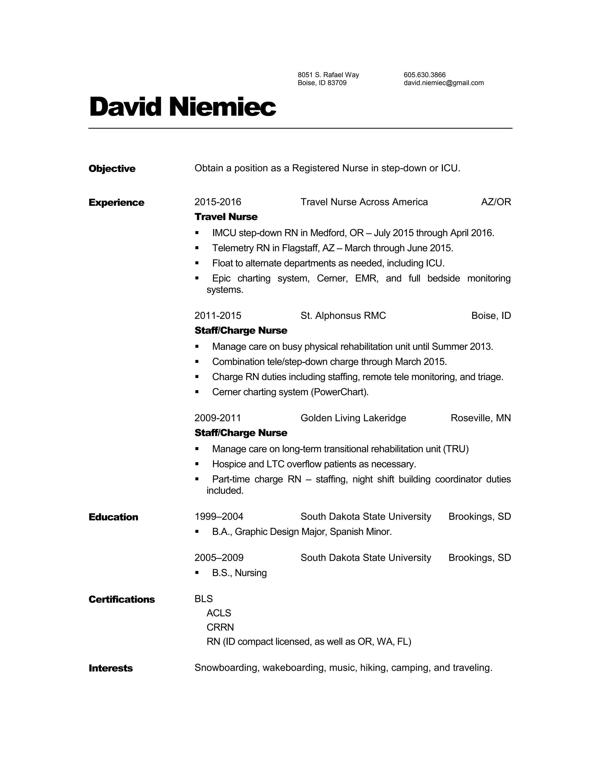 DEN Resume | DOC