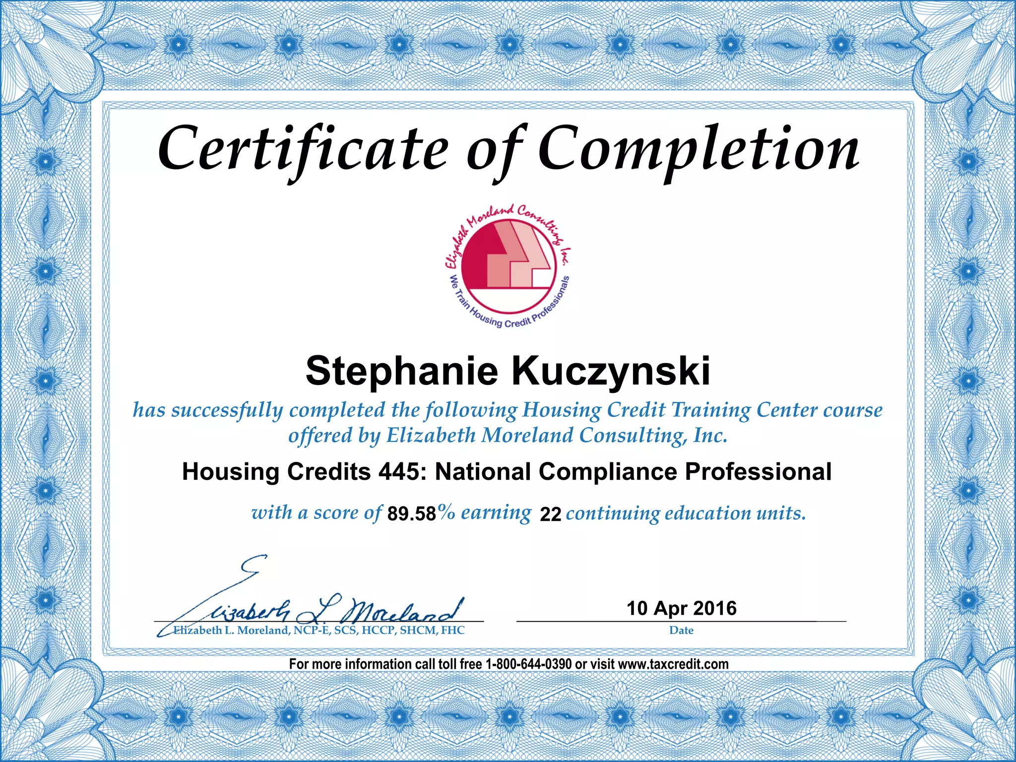 NCPcompletioncertificate | PDF | Education