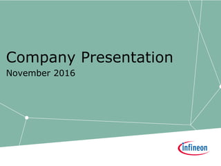 Infineon Technologies Company Presentation | PDF