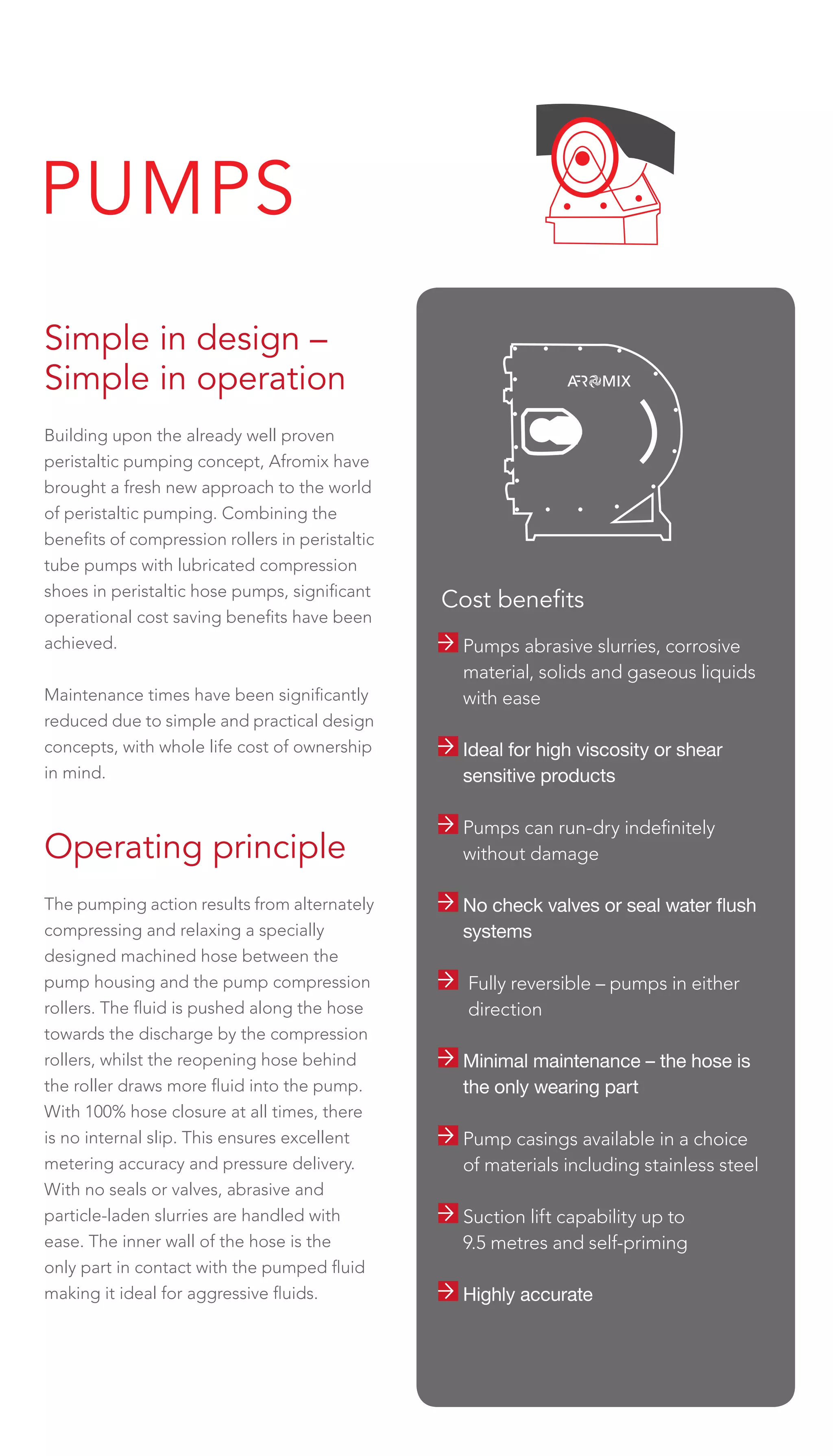 Afromix Pump Brochure | PDF