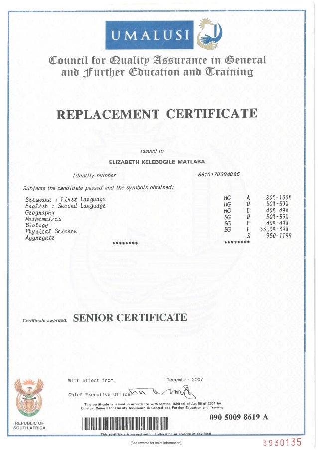 Matric Results Matric Results