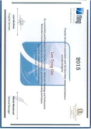Gio certificates | PDF
