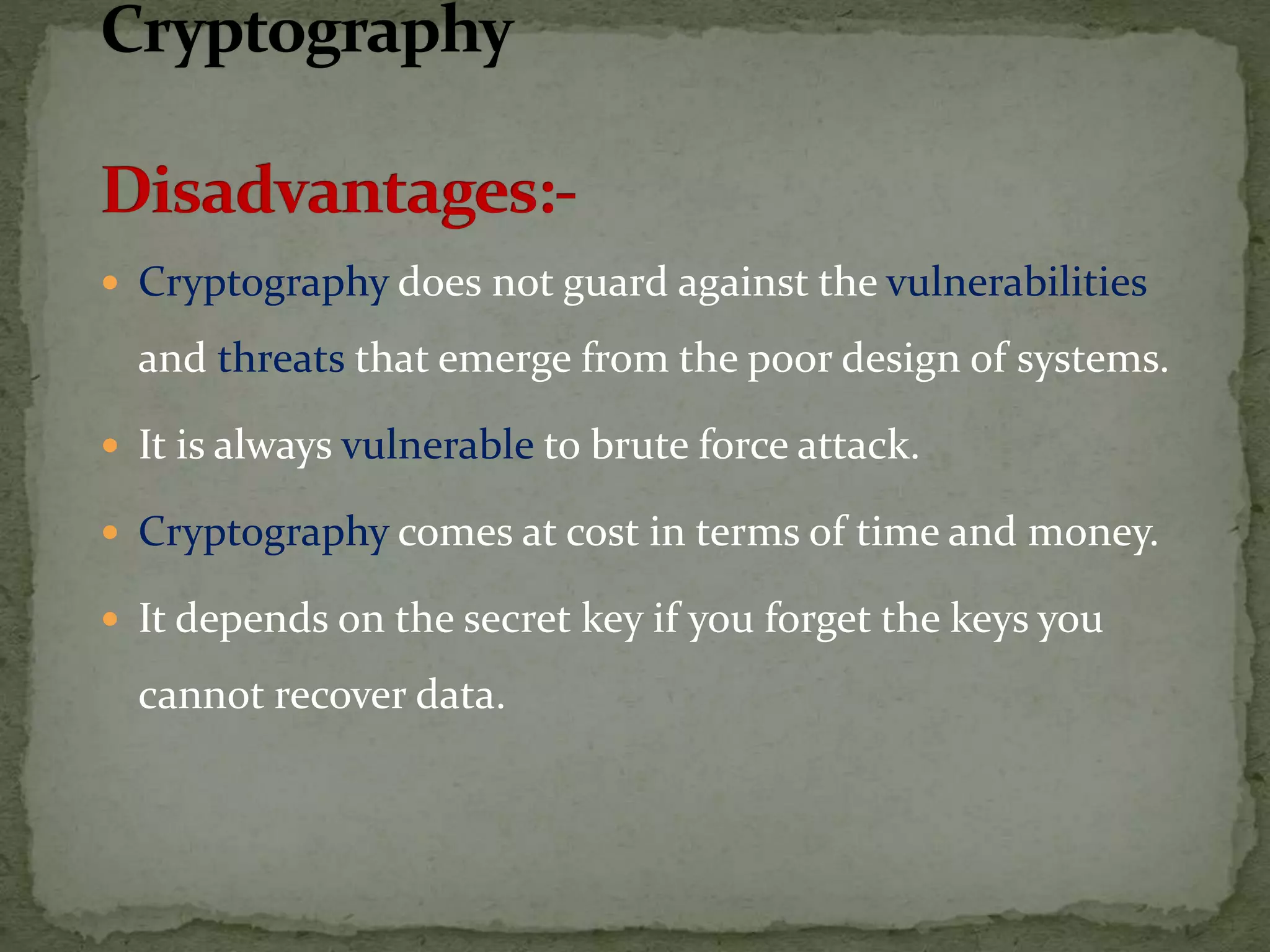 F16 cs61 cryptography | PPT