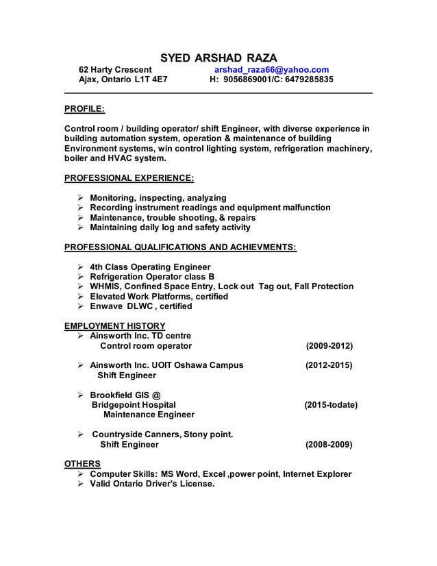 Resume syed | DOCX