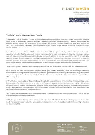 First Media Origin & Success | PDF