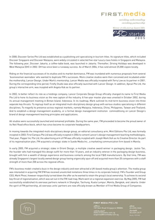 First Media Origin & Success | PDF