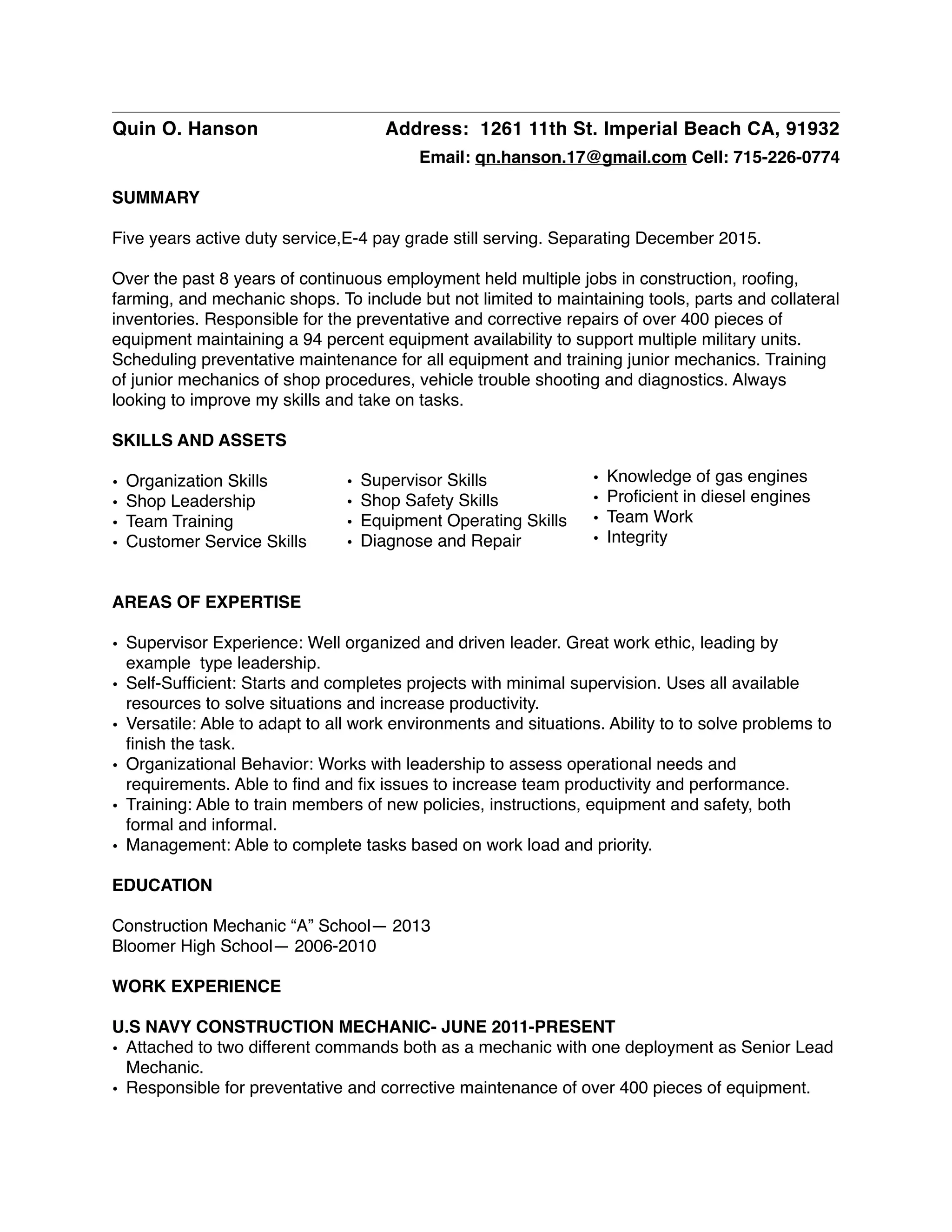 New resume 2 | PDF