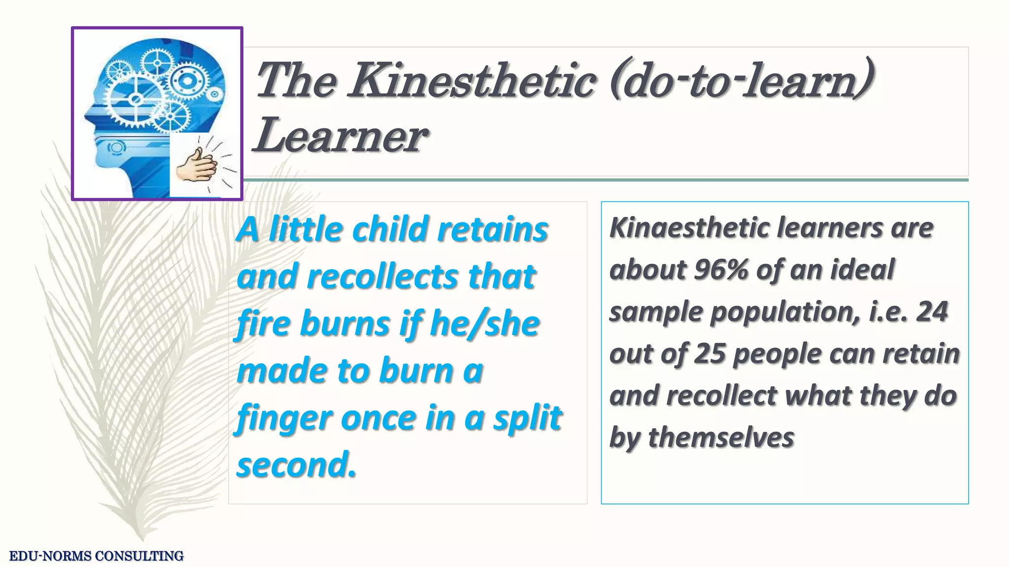 1. THE 3 LEARNER PERSONALITY TYPES | PPTX