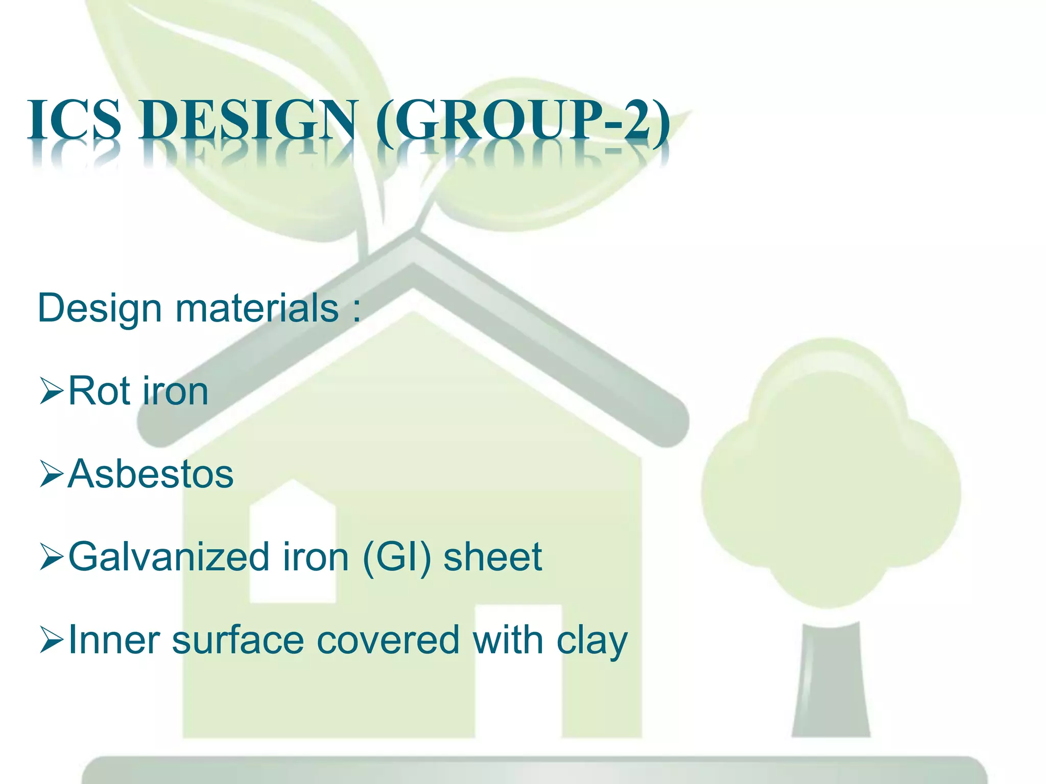 Improved Cook Stove (ICS) | PPTX