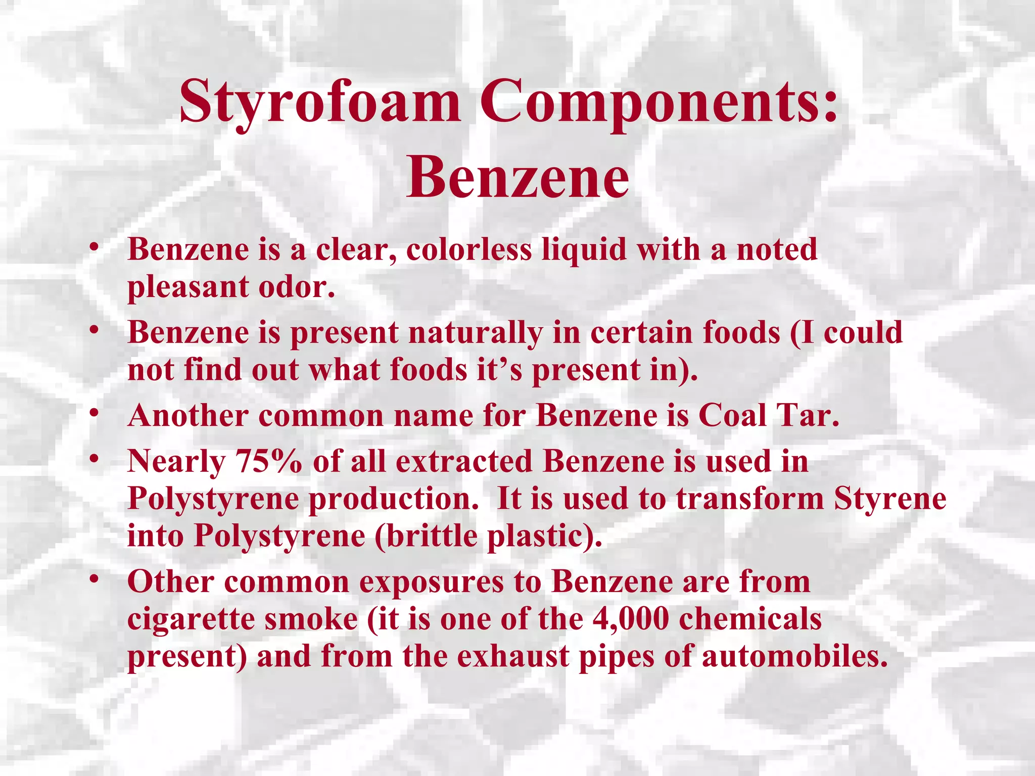 The Life Cycle of Styrofoam | PPT