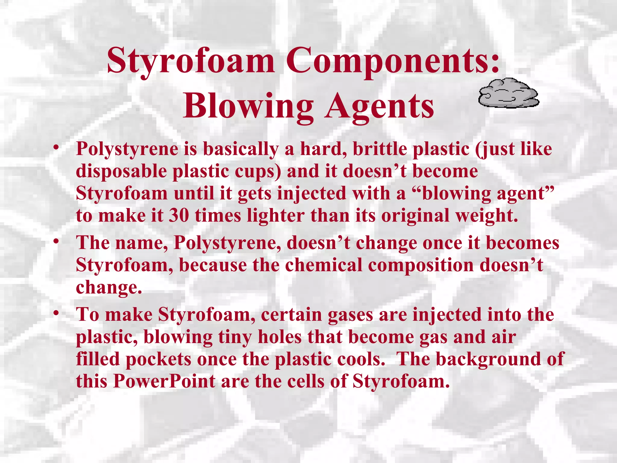 The Life Cycle of Styrofoam | PPT