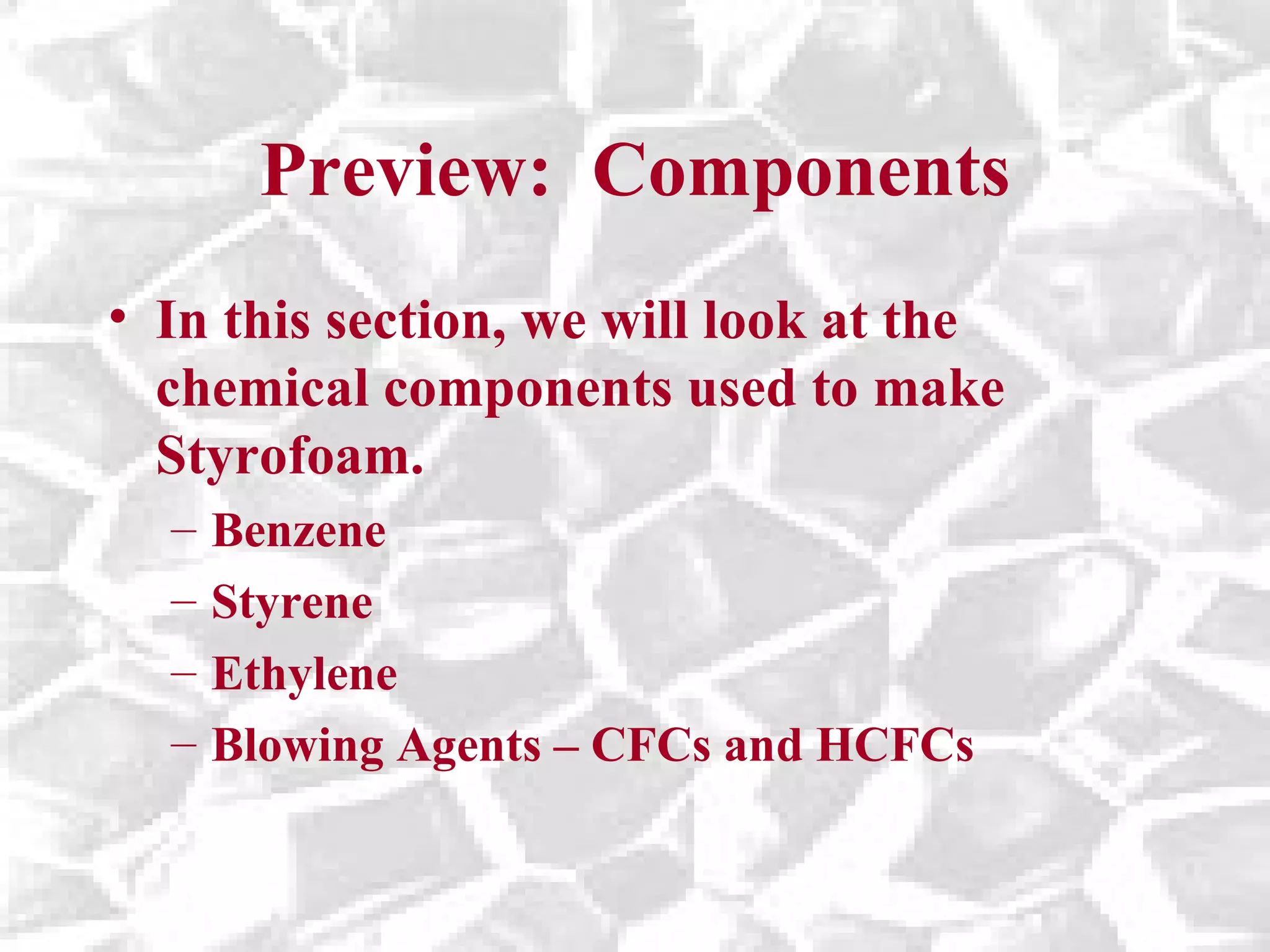 The Life Cycle of Styrofoam | PPT