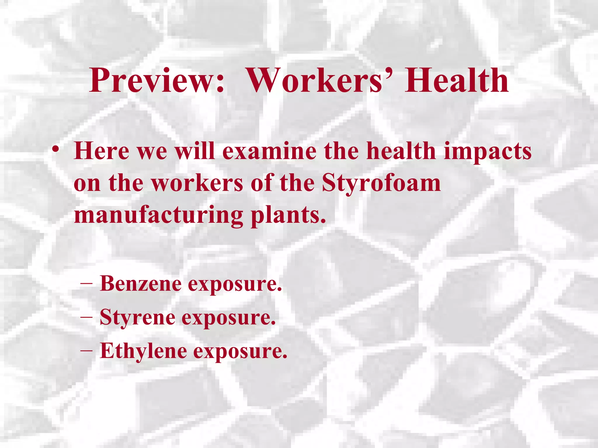 The Life Cycle of Styrofoam | PPT