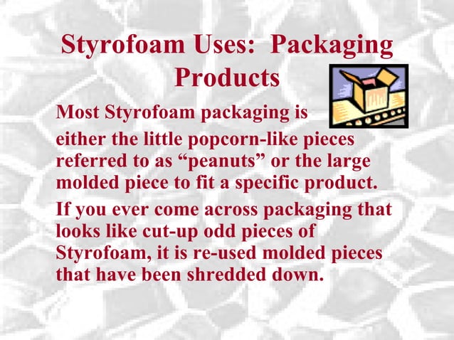 The Life Cycle of Styrofoam | PPT