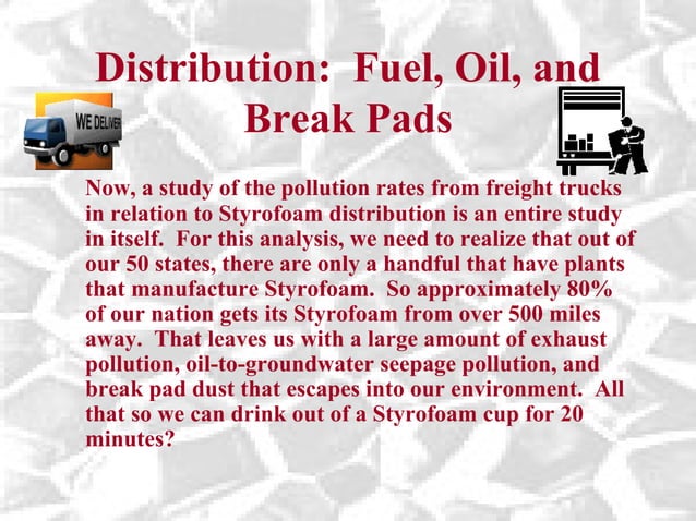 The Life Cycle of Styrofoam | PPT