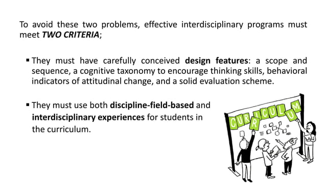 interdisciplinarycurriculum | PPTX | Educational Assessment | Education