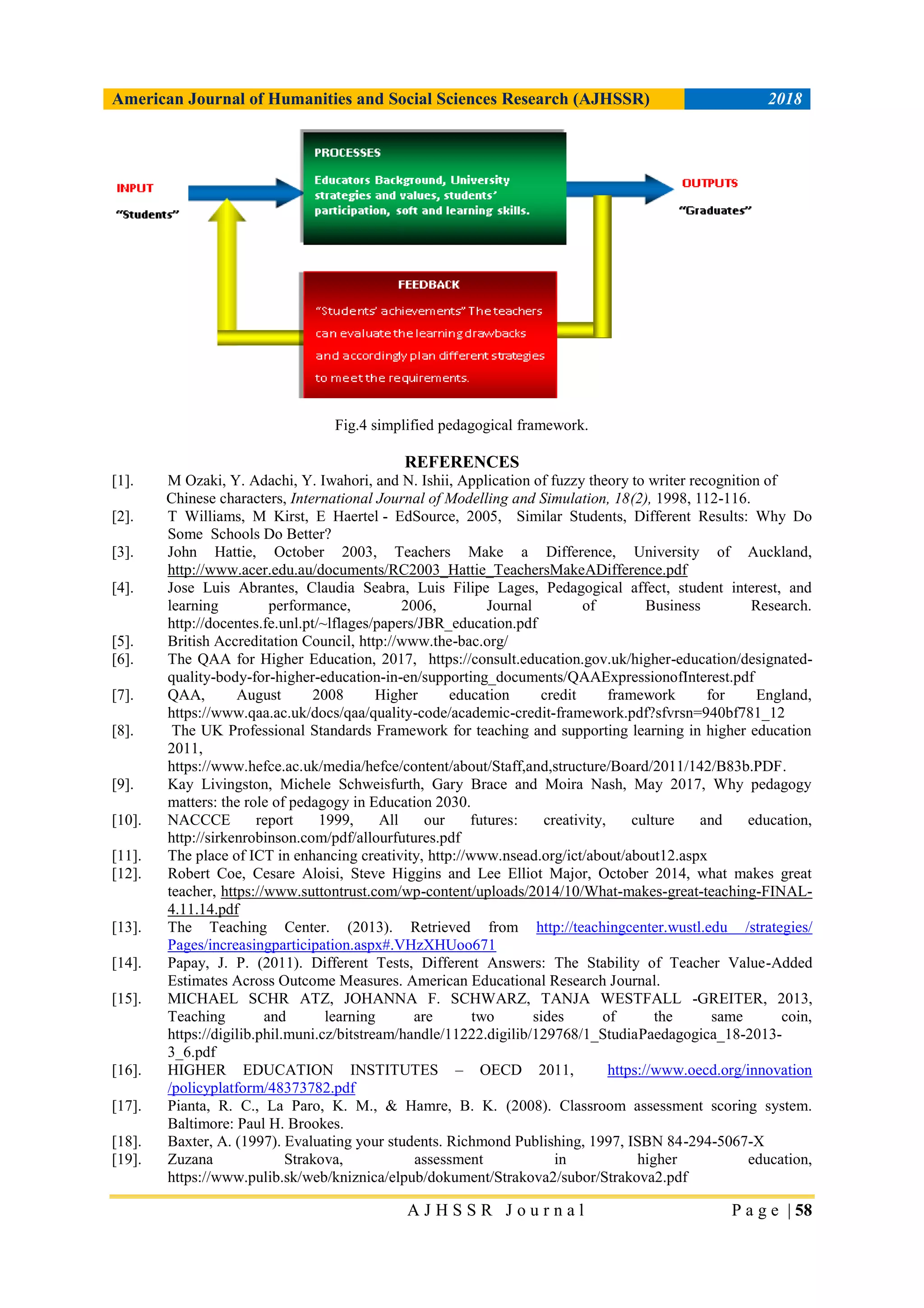 Essential Elements for Optimising the Pedagogical Framework | PDF