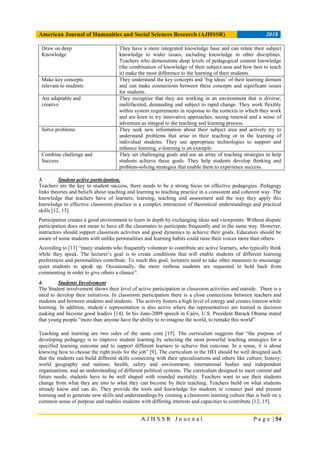 Essential Elements for Optimising the Pedagogical Framework | PDF