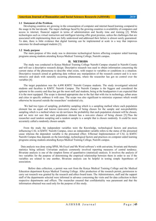 Technological Factors Affecting Computer Aided Learning Among Students ...