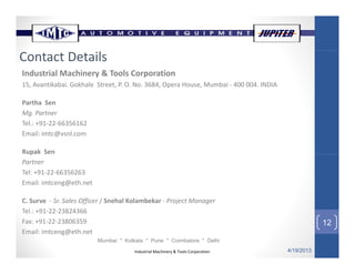 IMTC Presentation | PPT