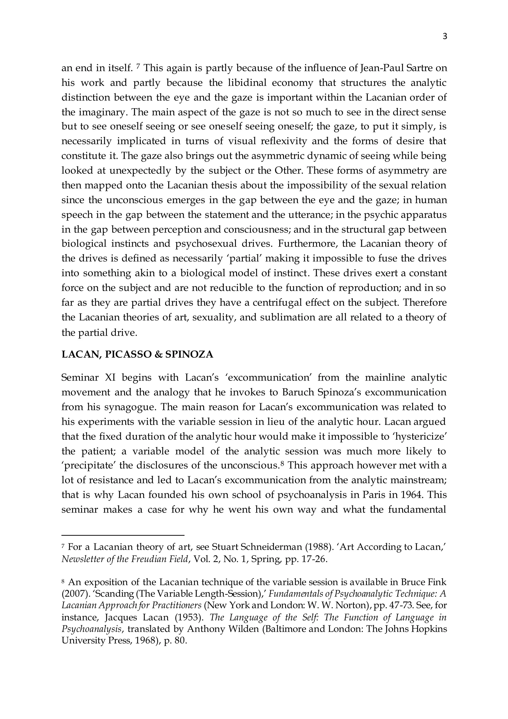 Review of The Four Fundamental Concepts of Psychoanalysis | DOCX