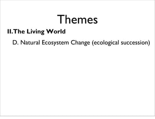 U3.4 Ecological succession | PDF | Biological Sciences | Science