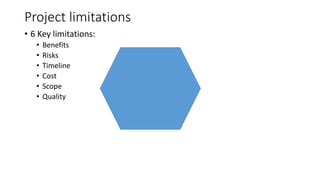 Project management in a nutshell with regular polygons | PPTX