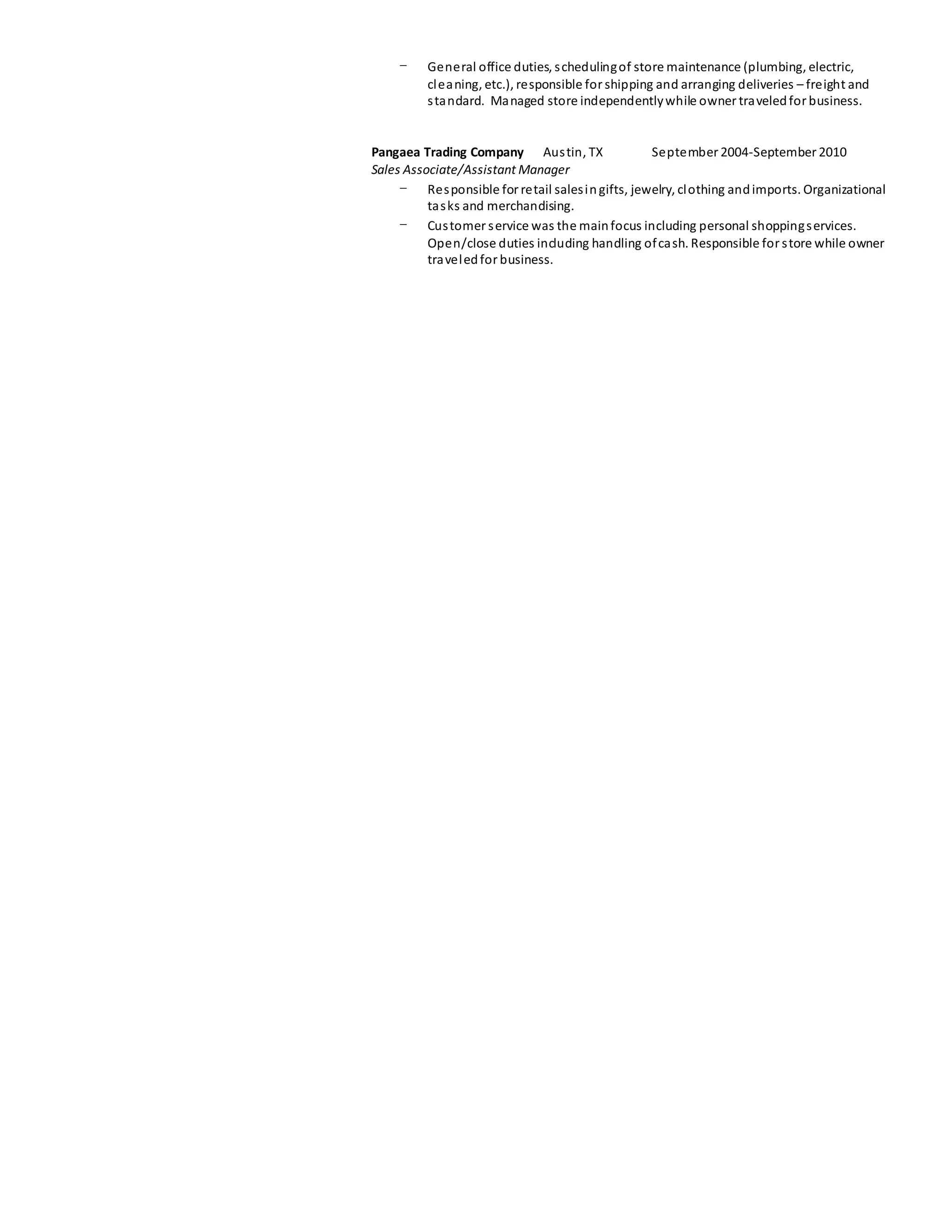 Anna McBrayer's Official Resume 2016 | DOCX | Sales | Business