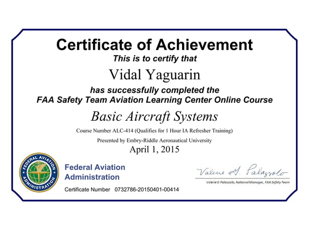 FAA Course Basic Aircraft Sistem | PPT