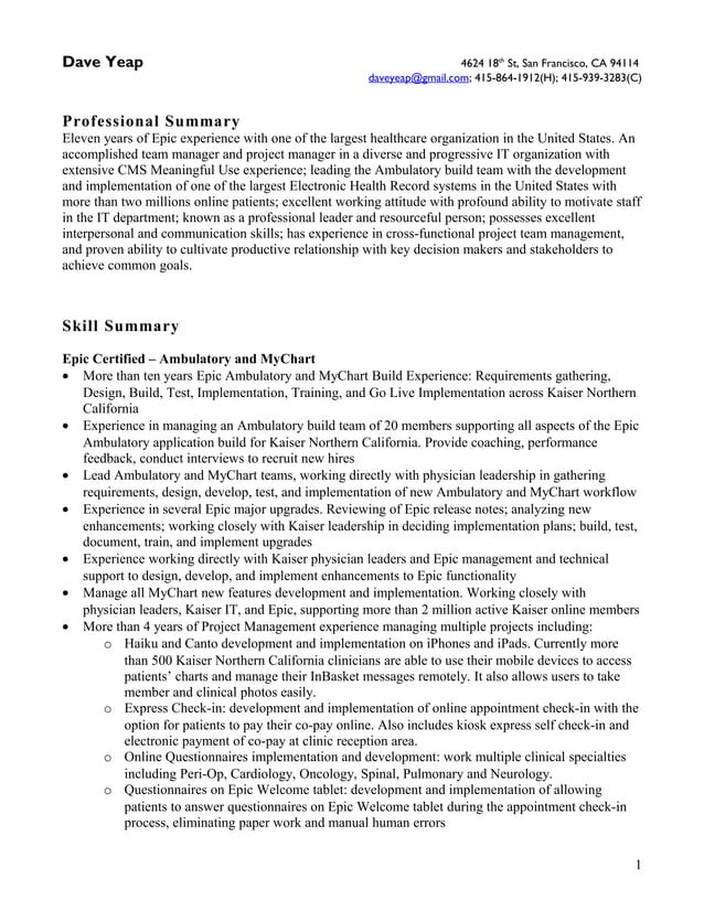 Dave Yeap Resume Nov 2016 | PDF