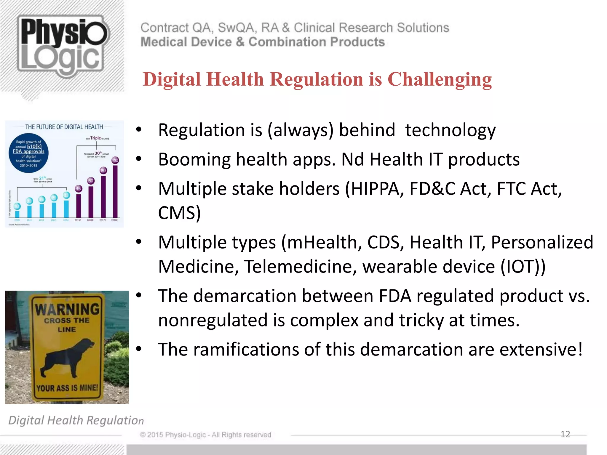 Physio-Logic-InvestorsRegulatoryPerspective | PPT
