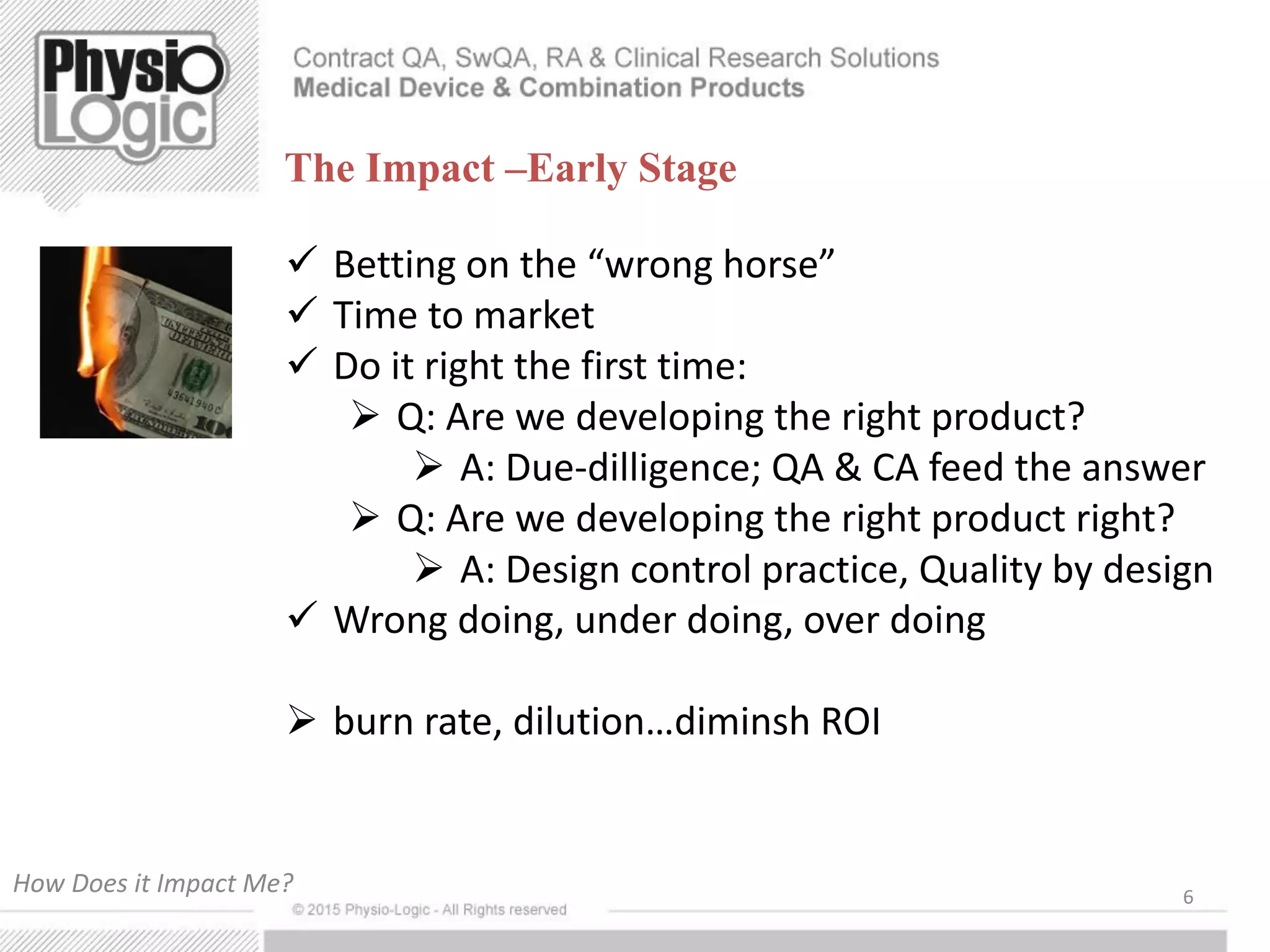 Physio-Logic-InvestorsRegulatoryPerspective | PPT
