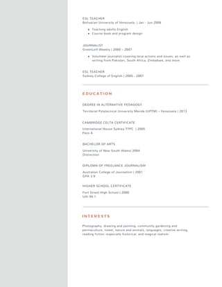 TamaraPearsonCV1 (2) | PDF